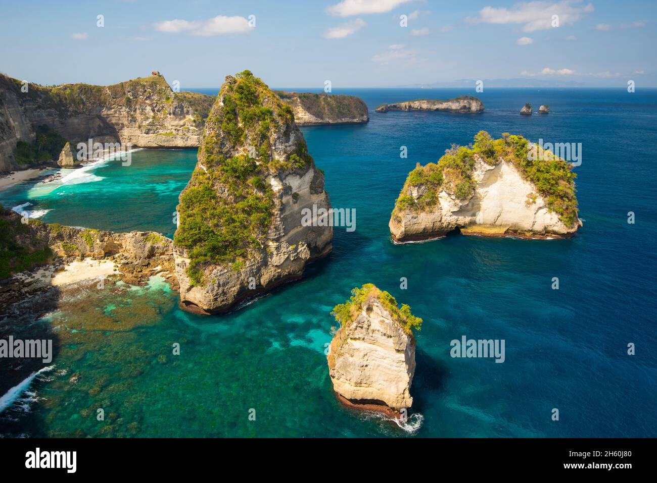 Thousand Island Viewpoint - Nusa Penida, Indonesia, Bali Stock Photo ...