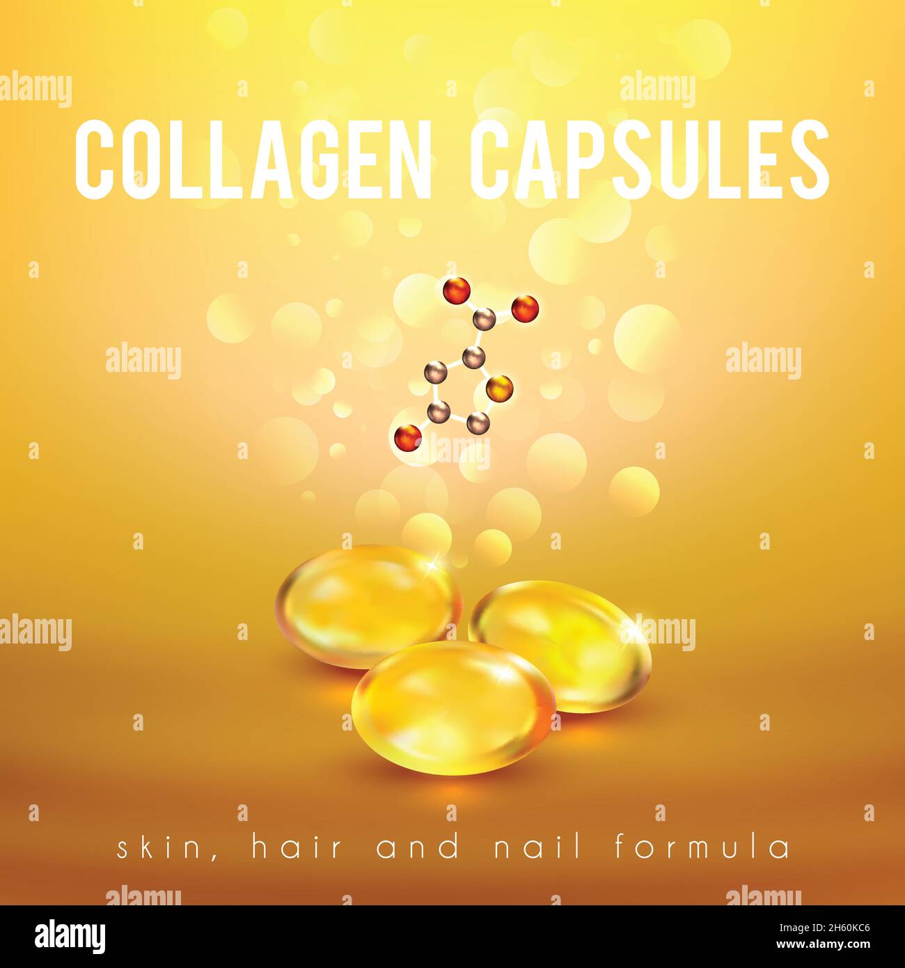 Collagen capsules for strong long hair and nails supplement formula ...