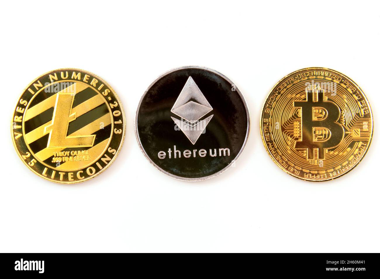 Bitcoin BTC coin digital crypto currency Stock Photo - Alamy