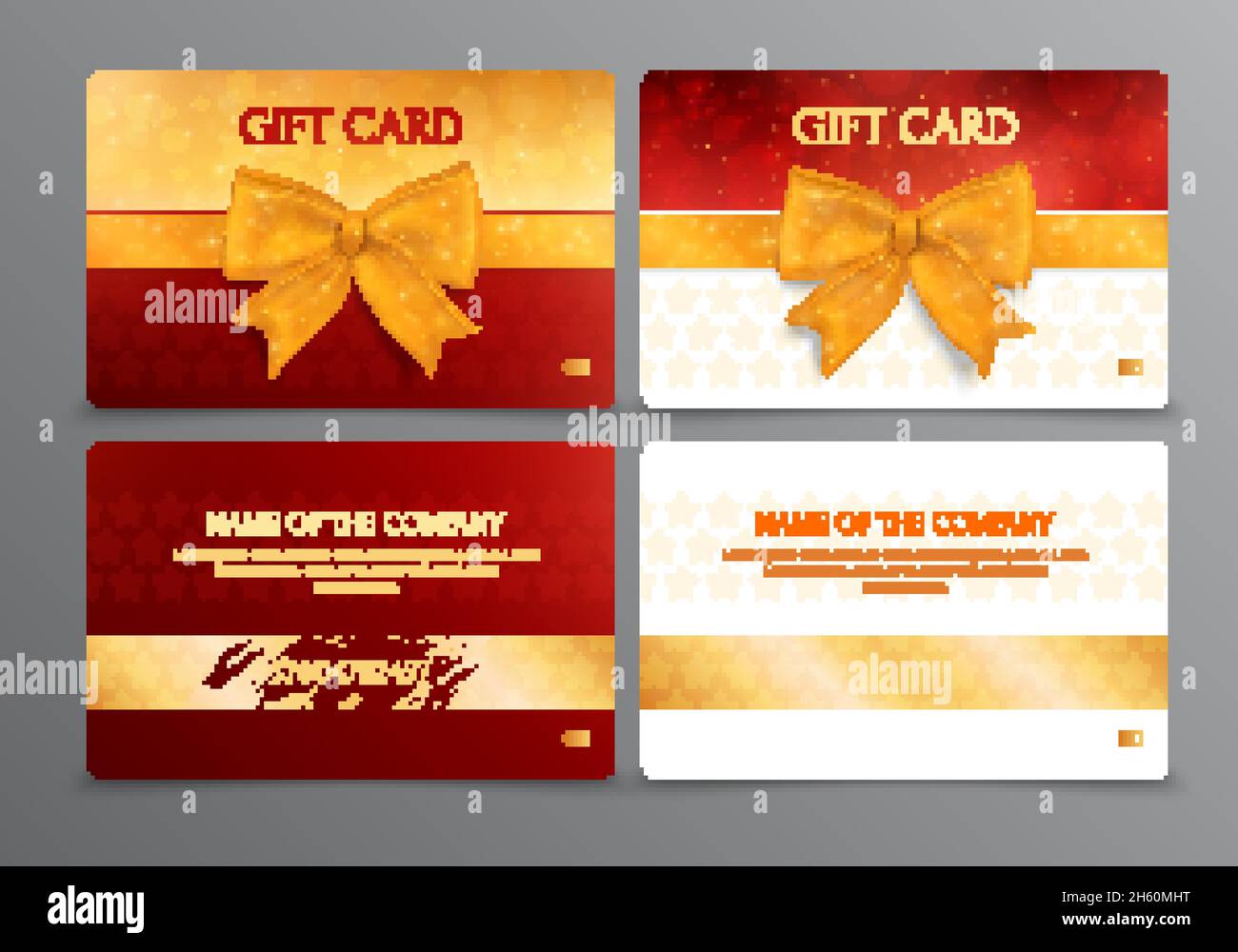 Two way design of discount scratch gift card with place for company ...