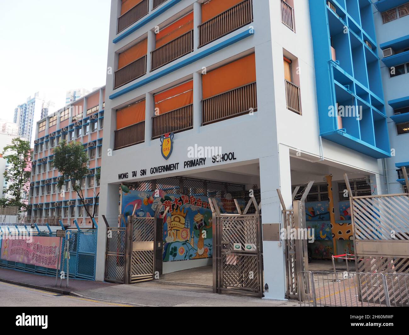 HONG KONG, CHINA - Oct 12, 2018: A Beautiful corner building in the ...