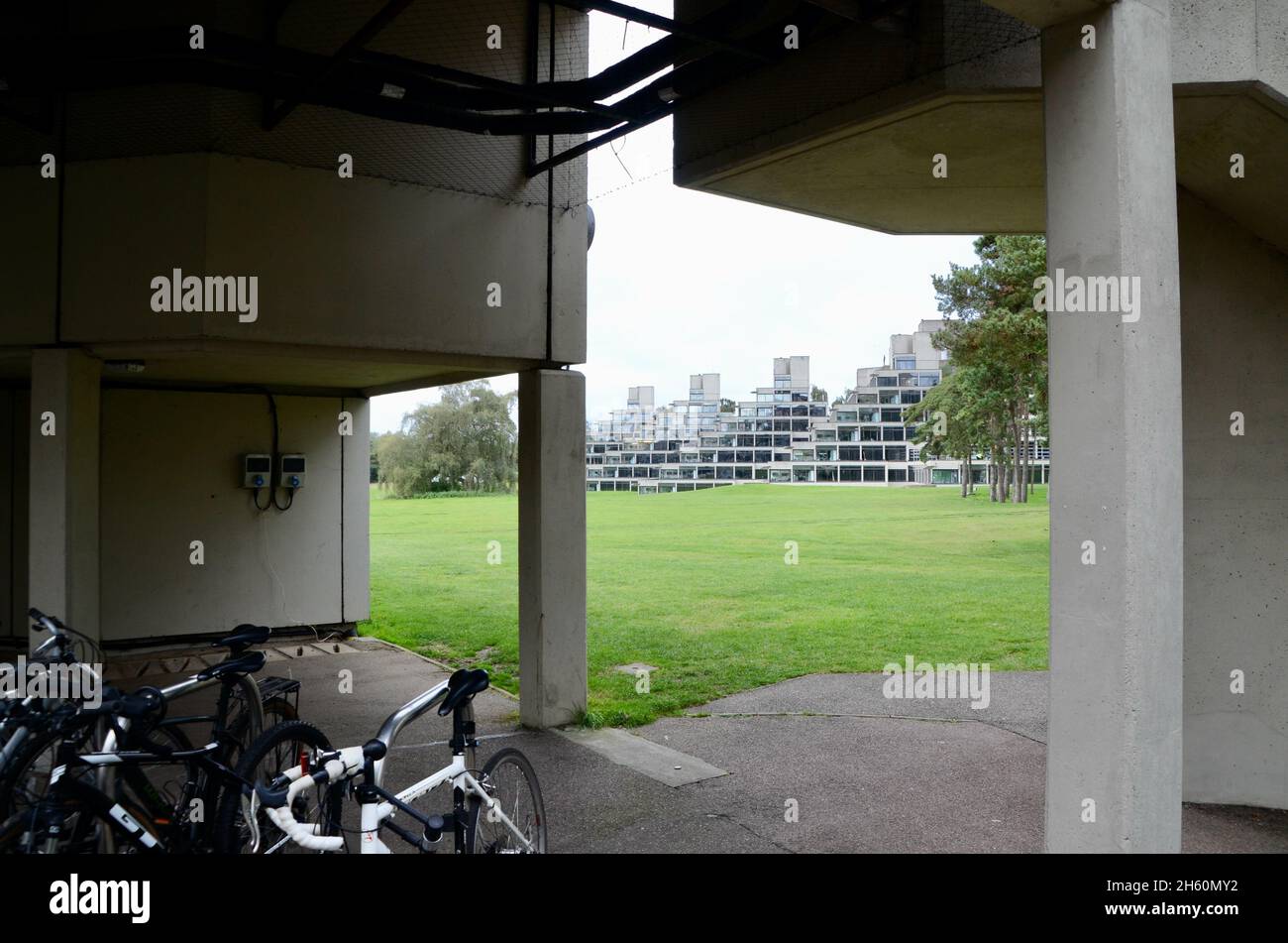 University of East Anglia ziggurats student halls by denys lasdun ...