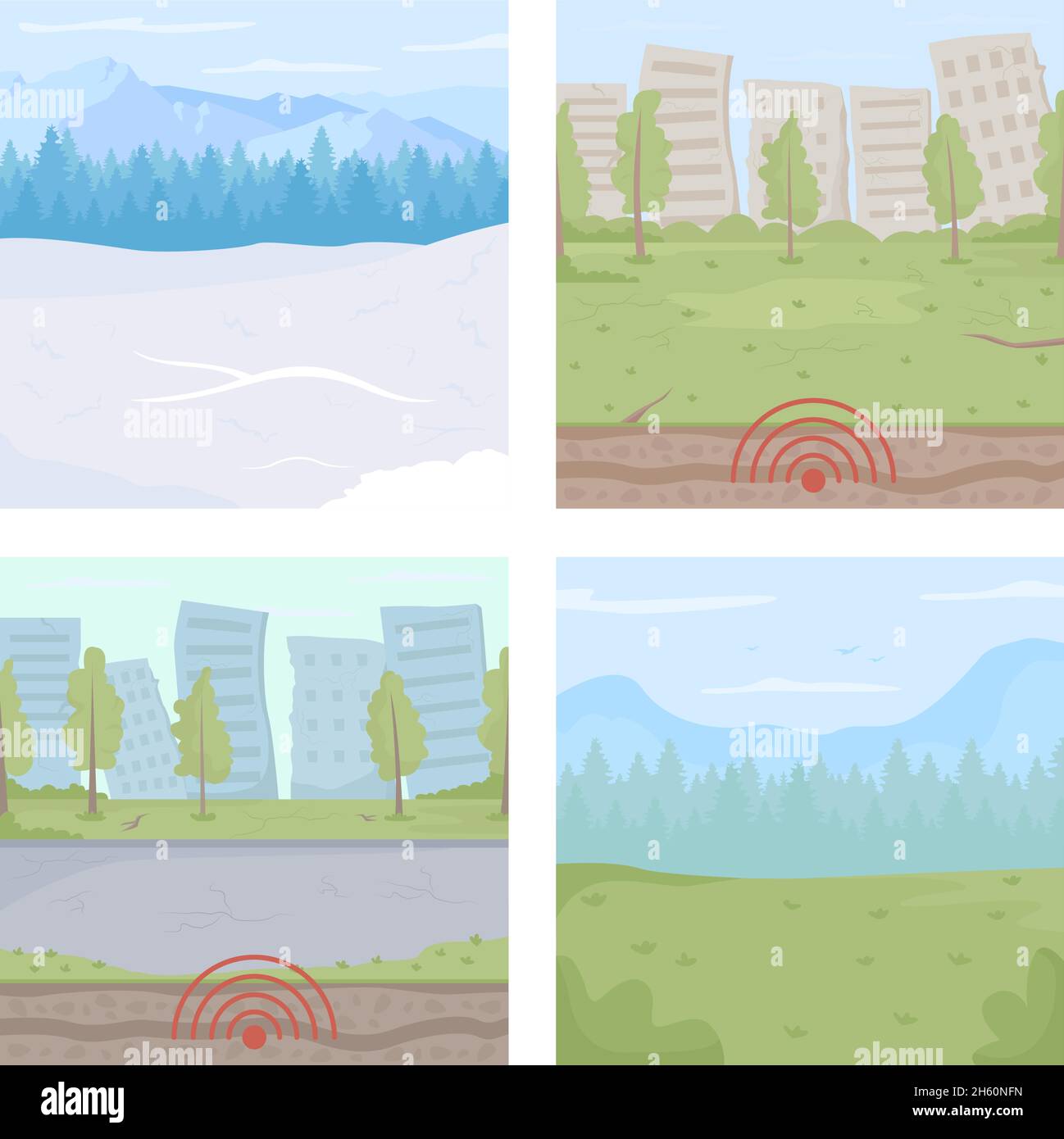 National parks style Cut Out Stock Images & Pictures - Alamy