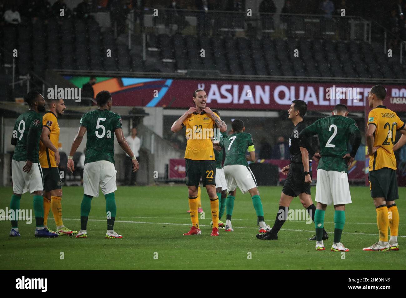Socceroos vs Saudi Arabia Stock Photo - Alamy