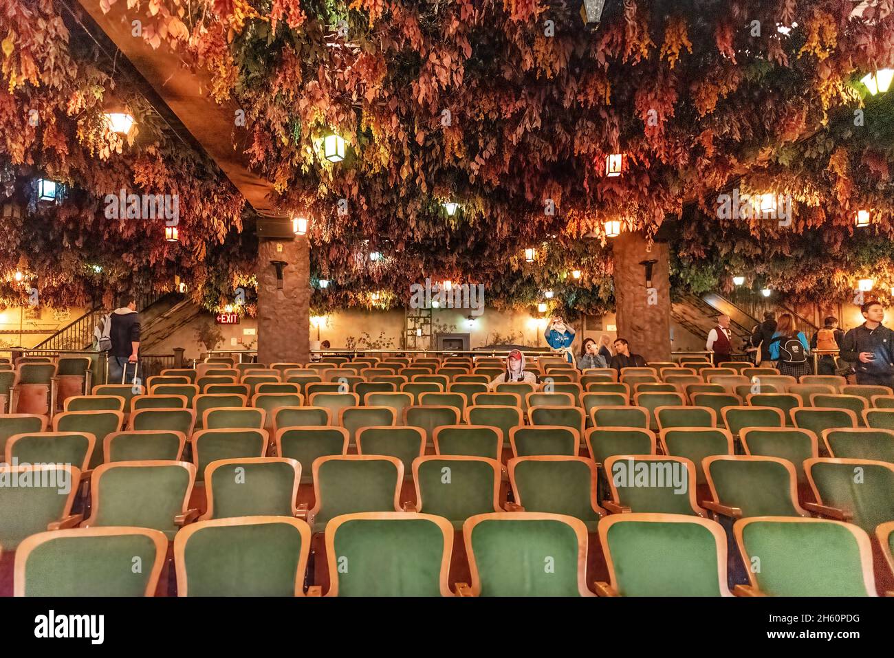 The Elgin and Winter Garden Theatres in Toronto, Canada. Interior view ...
