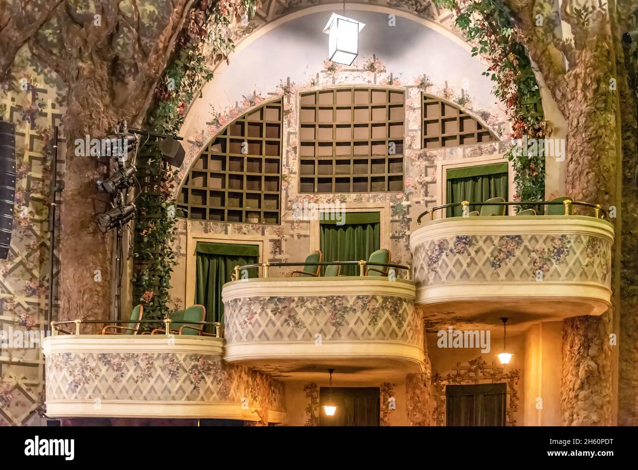 The Elgin and Winter Garden Theatres in Toronto, Canada. Interior view ...