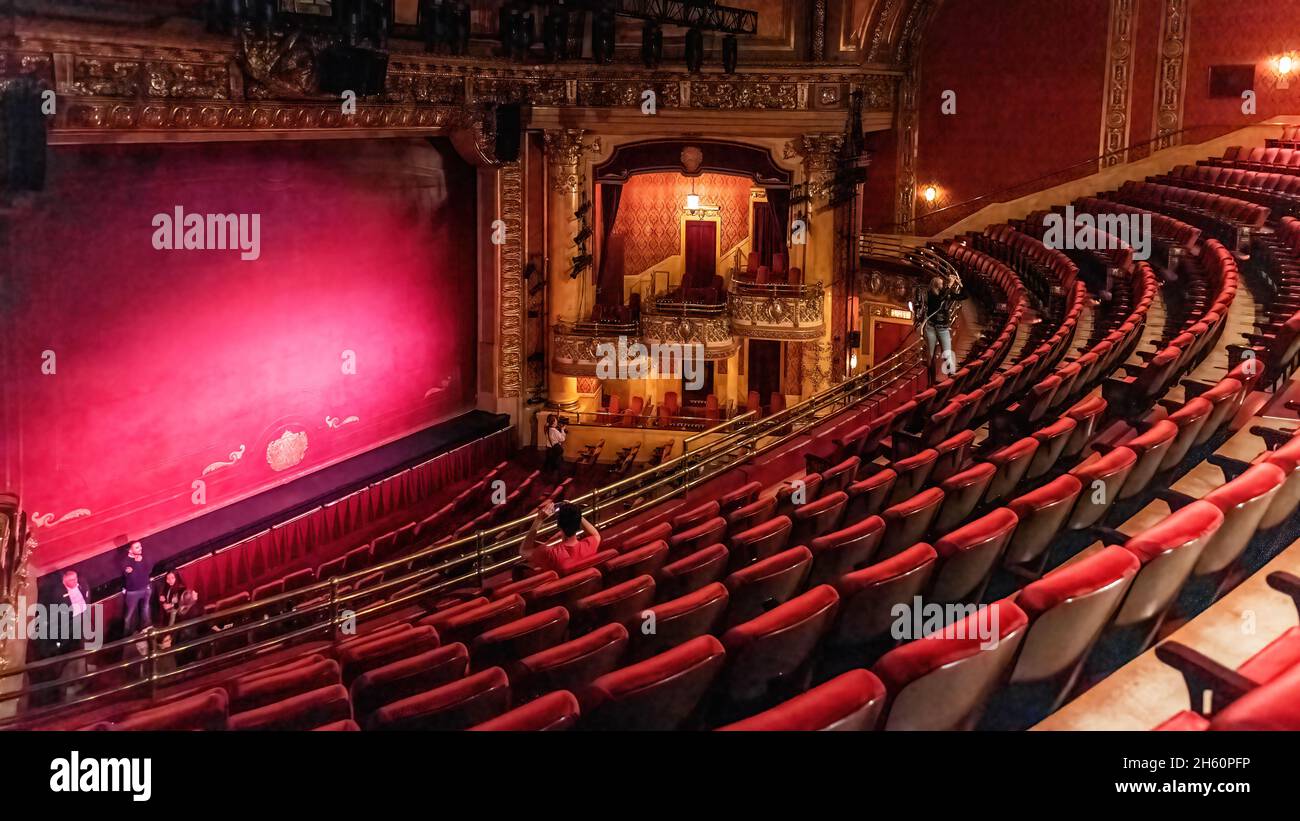 The Elgin and Winter Garden Theatres in Toronto, Canada. Interior view ...