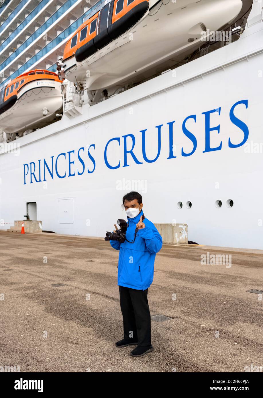 Sky Princess cruise ship Ajaccio Corsica France - ships photographer ...