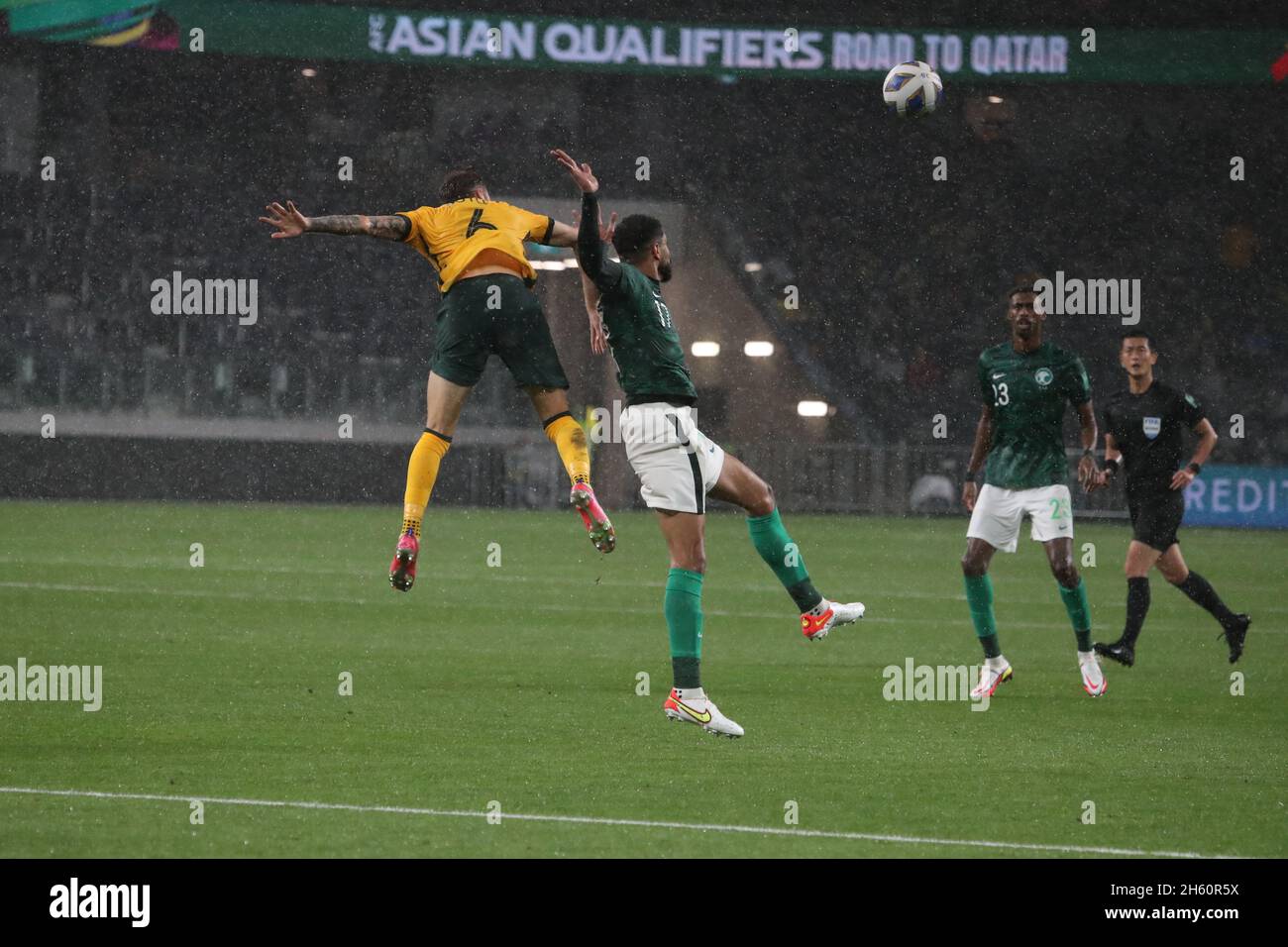 Socceroos vs Saudi Arabia Stock Photo - Alamy