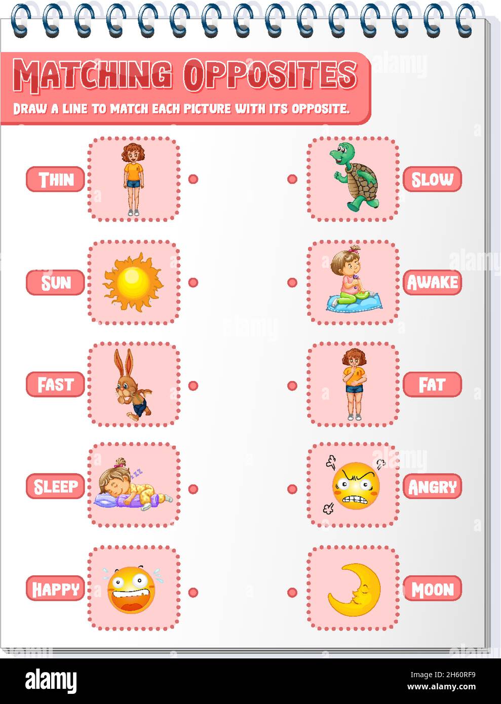 Game template matching kids illustration Cut Out Stock Images ...