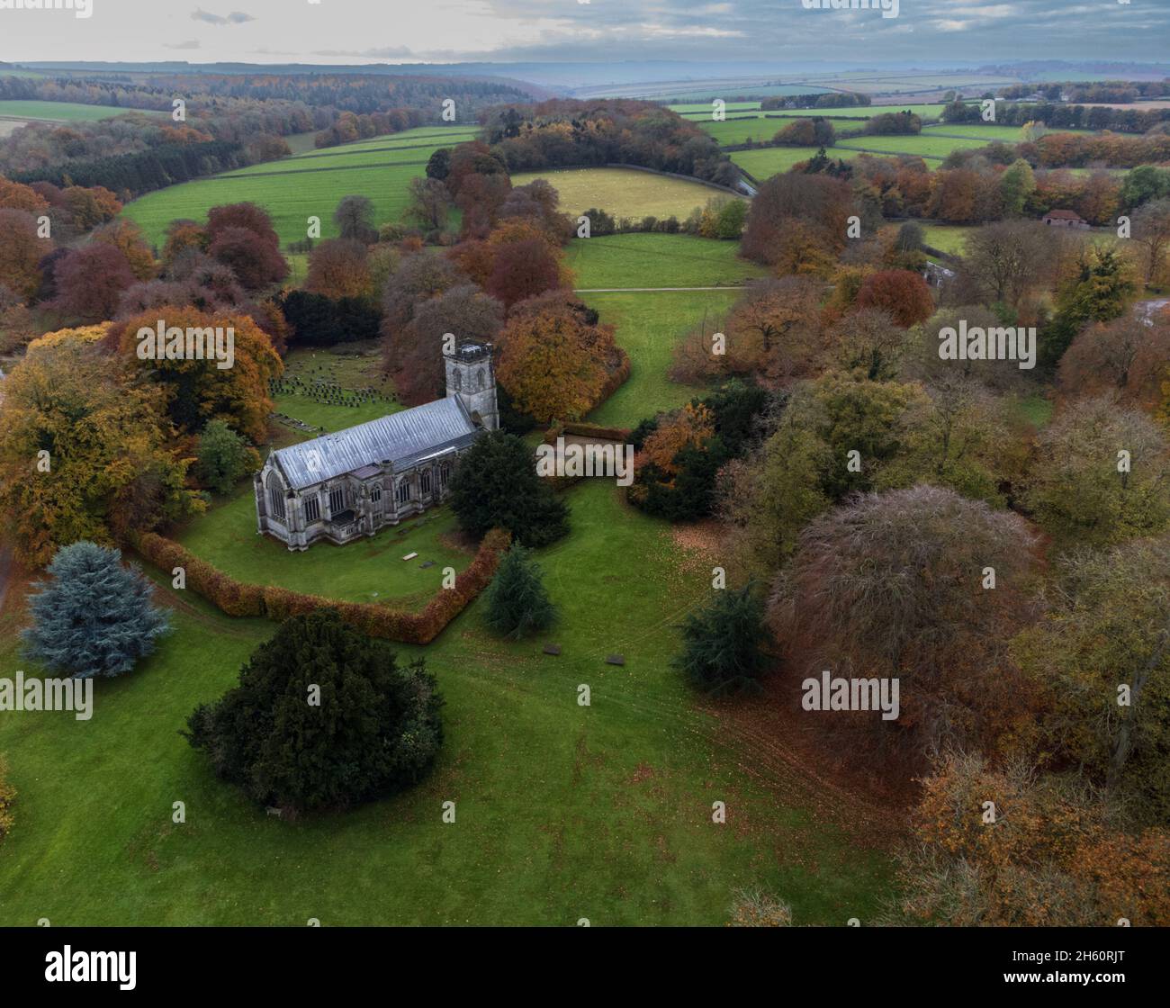Sledmere church hi-res stock photography and images - Alamy