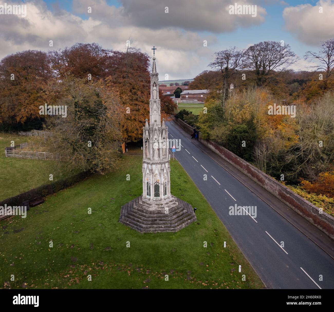 Sledmere village hi-res stock photography and images - Alamy