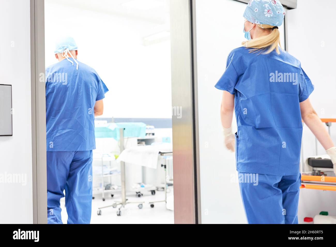 Hospital changing room hi-res stock photography and images - Alamy
