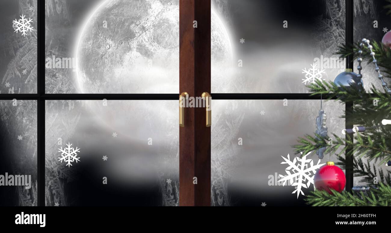 Moon christmas tree decoration hi-res stock photography and images - Alamy