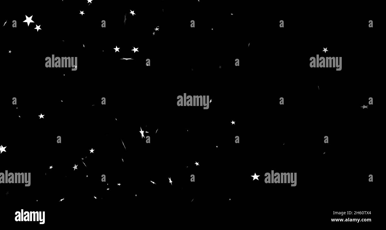 Abstract stars falling background loop hi-res stock photography and ...
