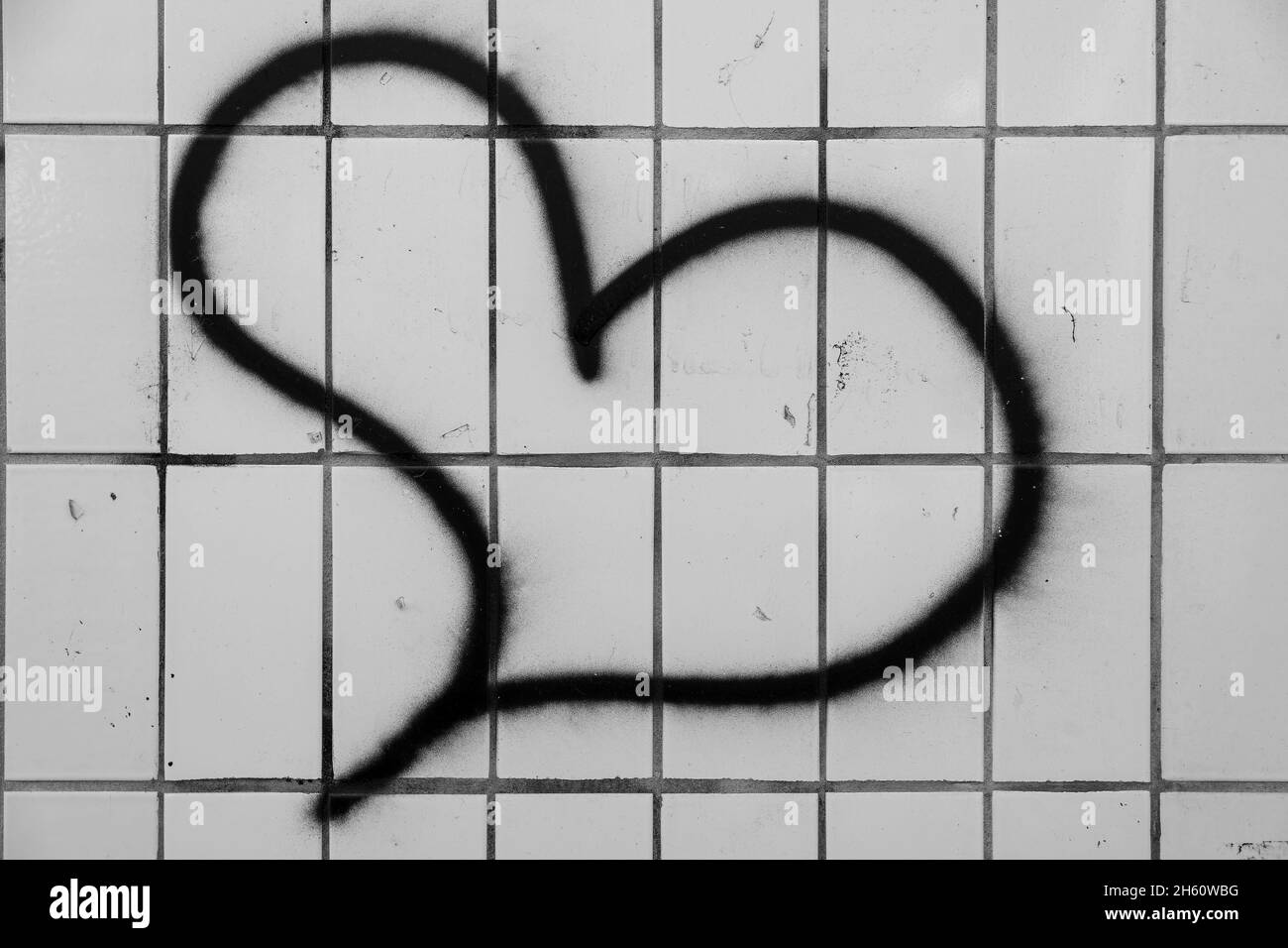 Draw heart shape on Black and White Stock Photos & Images - Alamy