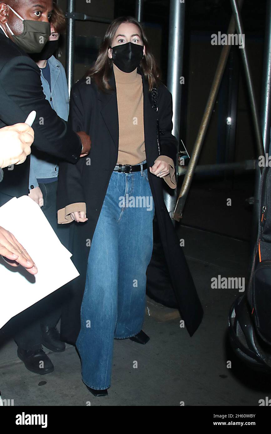 New York, NY, USA. 11th Nov, 2021. Alana Haim at the screening and Q&A ...