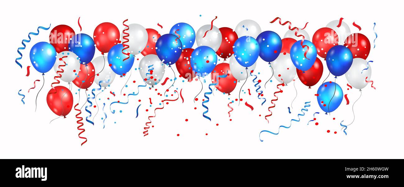 4th july independence day balloon Cut Out Stock Images & Pictures - Alamy