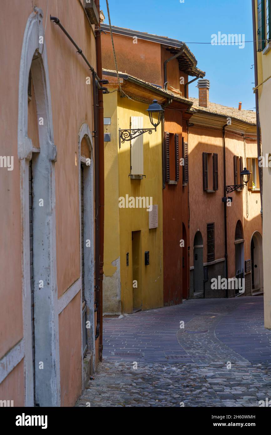 Bertinoro, Forli Cesena province, Emilia-Romagna, Italy: old typical ...