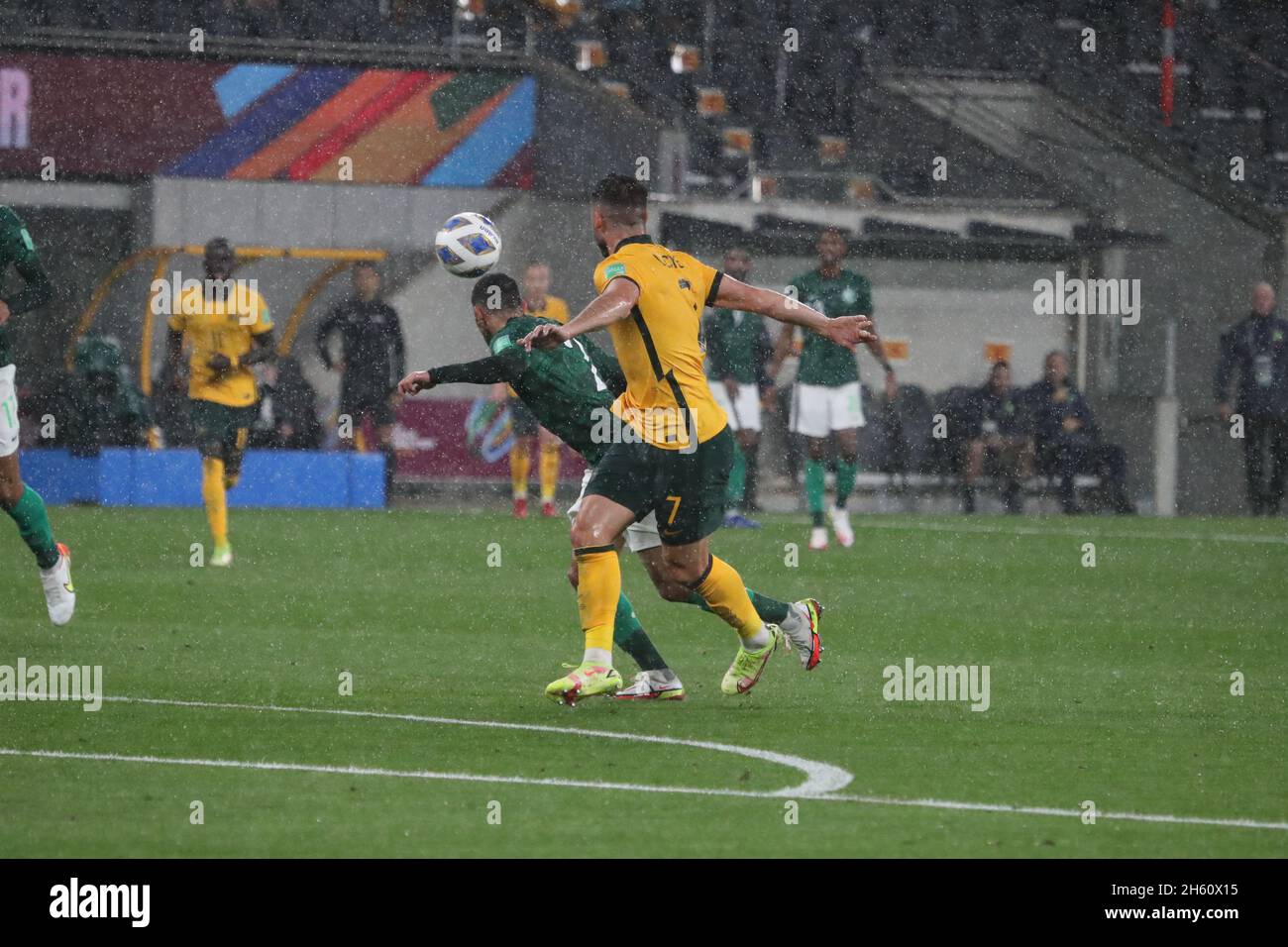 Socceroos vs Saudi Arabia Stock Photo - Alamy