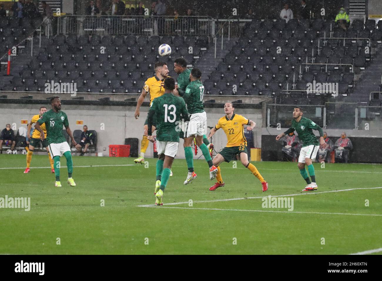 Socceroos vs Saudi Arabia Stock Photo - Alamy