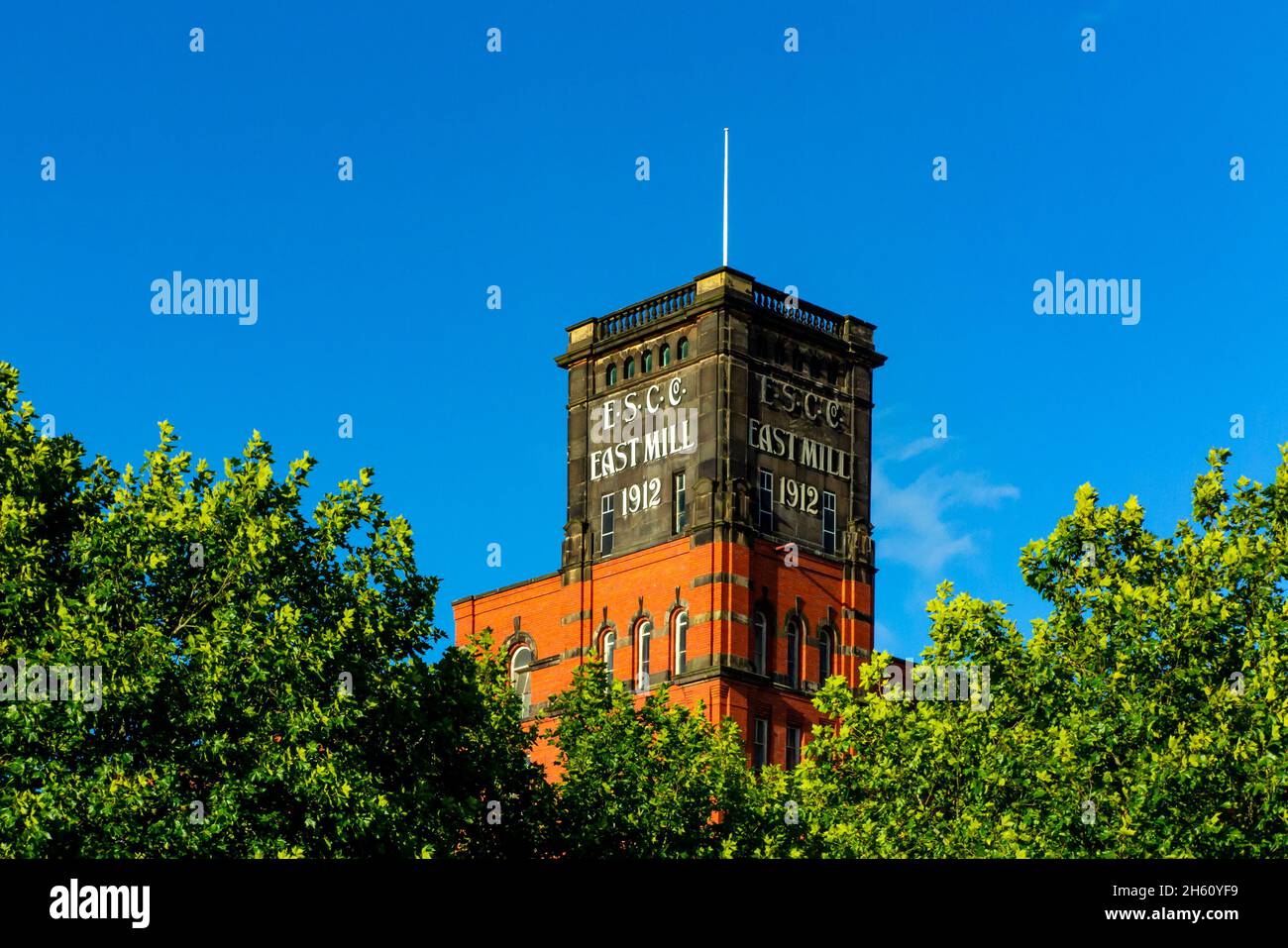 Strutt's North Mill in Belper Derbyshire England UK a former cotton ...