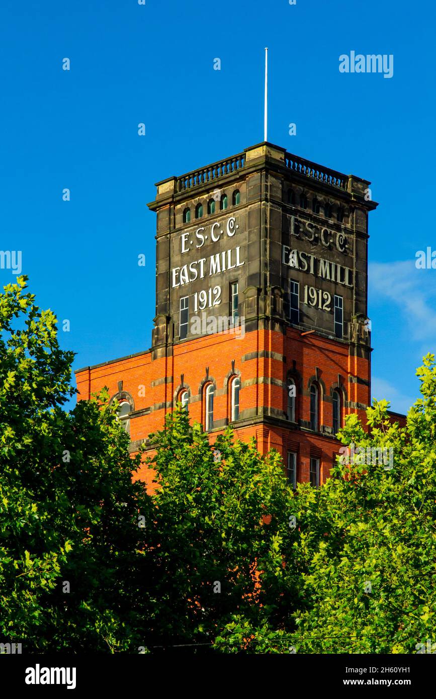 Strutt's North Mill in Belper Derbyshire England UK a former cotton ...