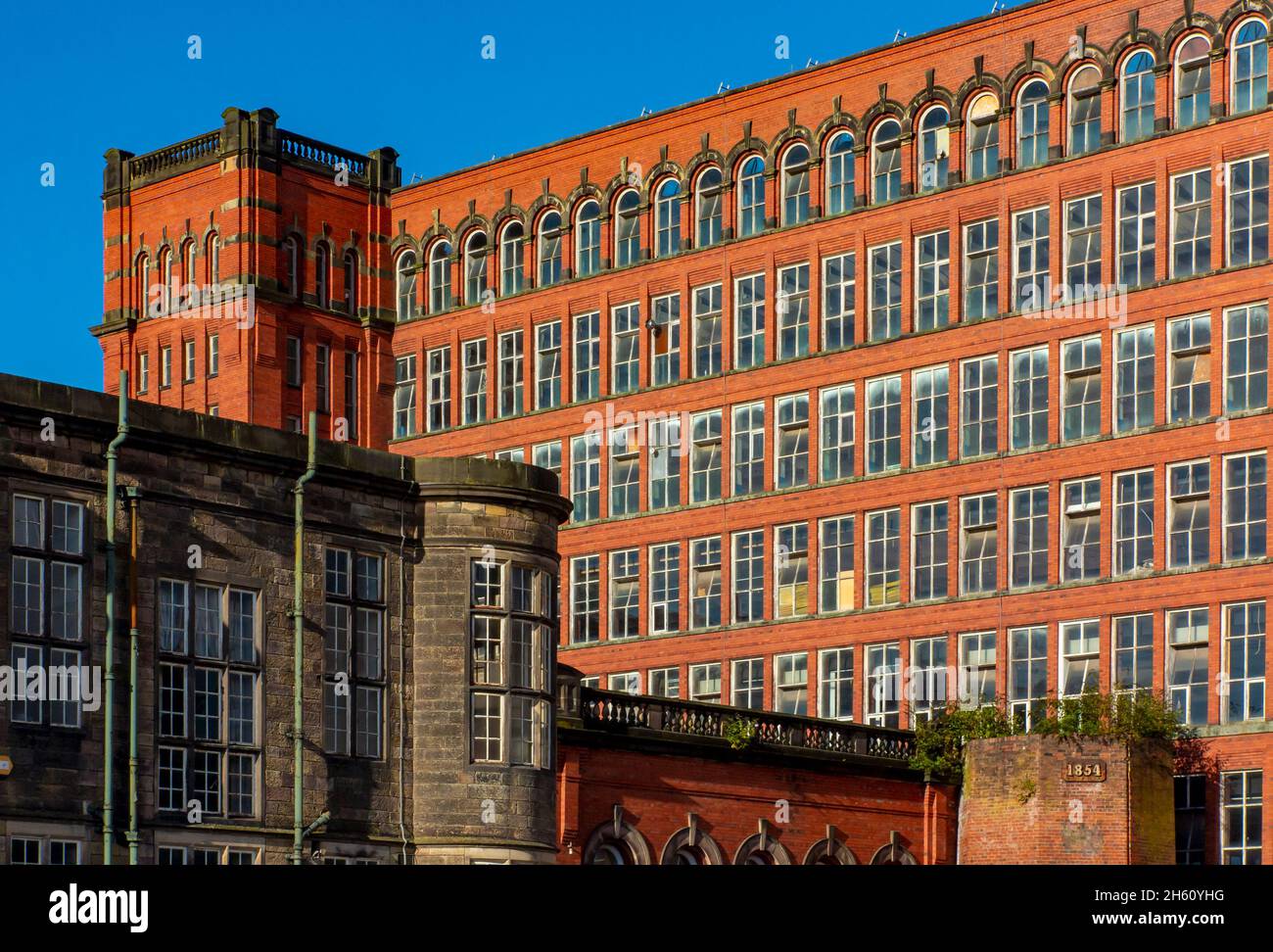 Strutt's North Mill in Belper Derbyshire England UK a former cotton ...