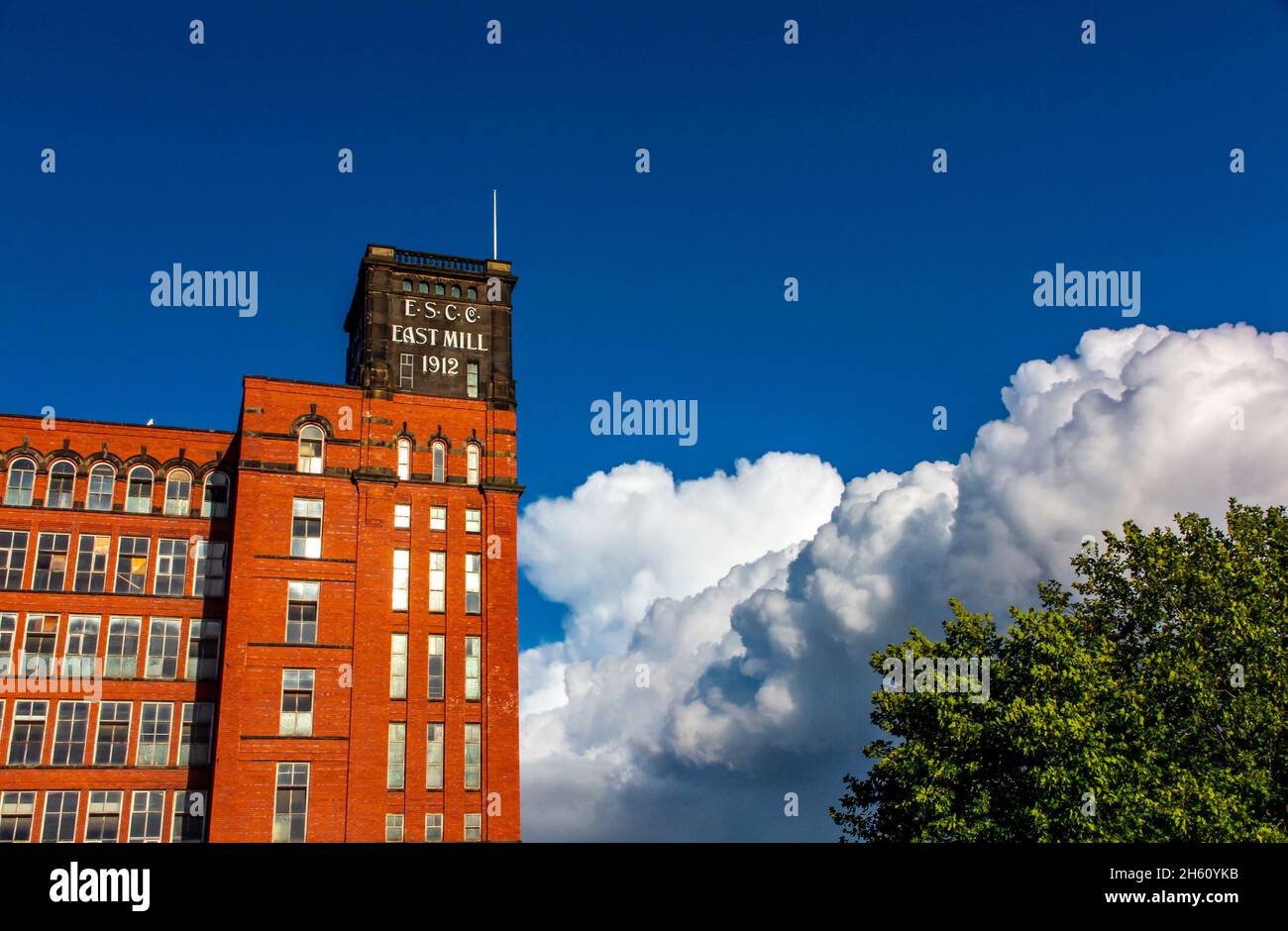 Strutt's North Mill in Belper Derbyshire England UK a former cotton ...