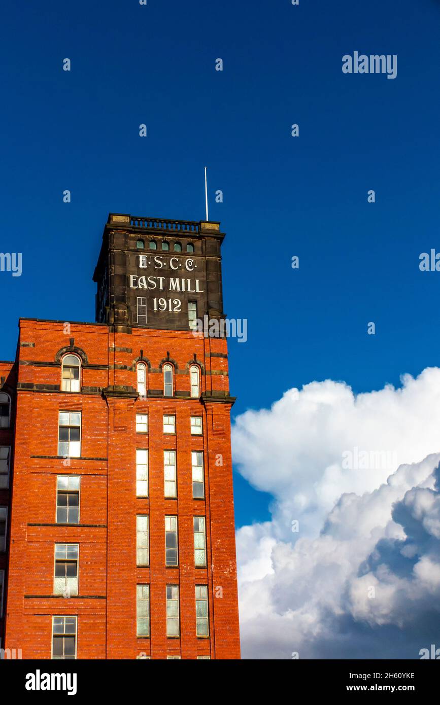 Strutt's North Mill in Belper Derbyshire England UK a former cotton ...