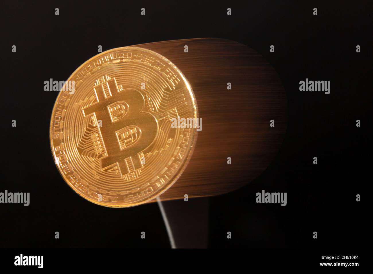 Bitcoin BTC coin digital crypto currency Stock Photo - Alamy
