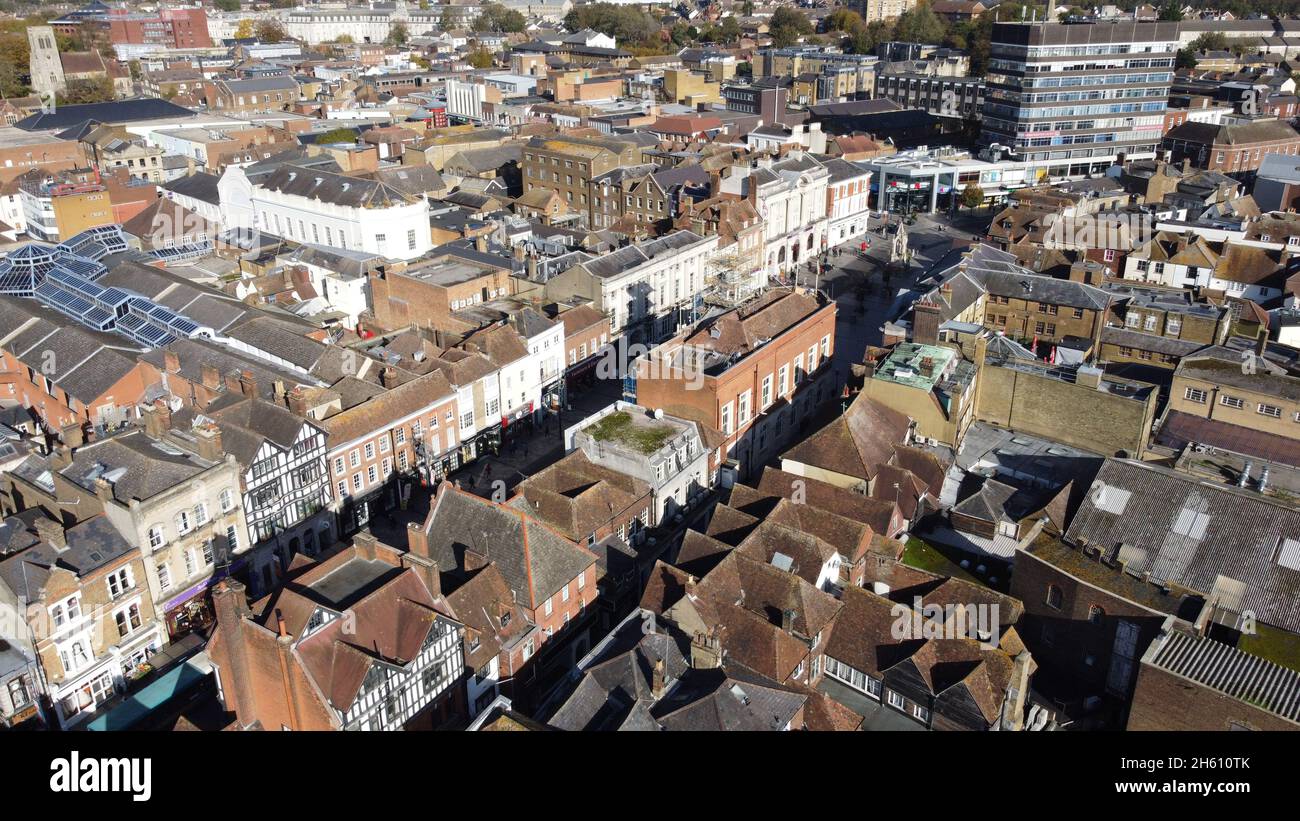 Drone view of suburb hi-res stock photography and images - Alamy