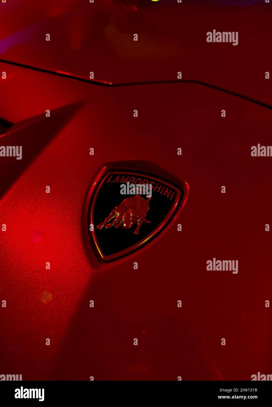 Lamborghini aventador svj logo hi-res stock photography and images - Alamy