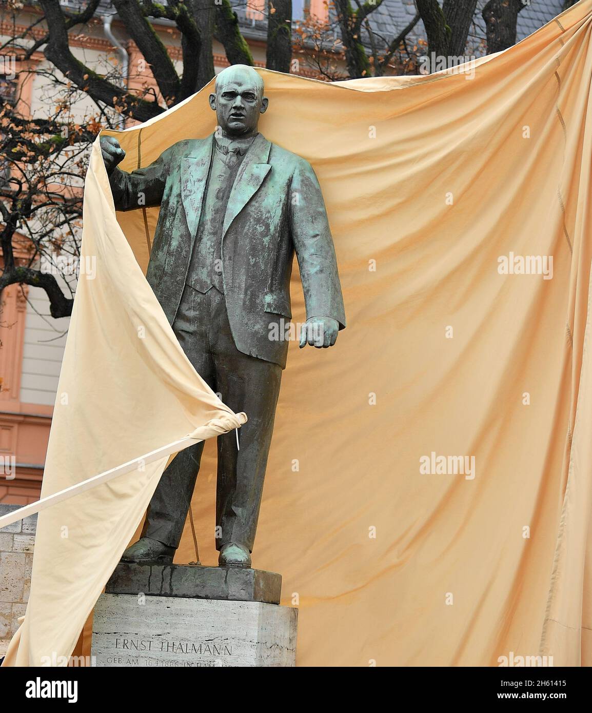 Weimar, Germany. 12th Nov, 2021. A monument to KPD leader Ernst ...