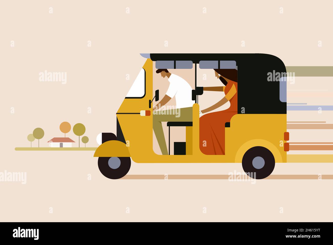 Indian passengers Stock Vector Images - Alamy