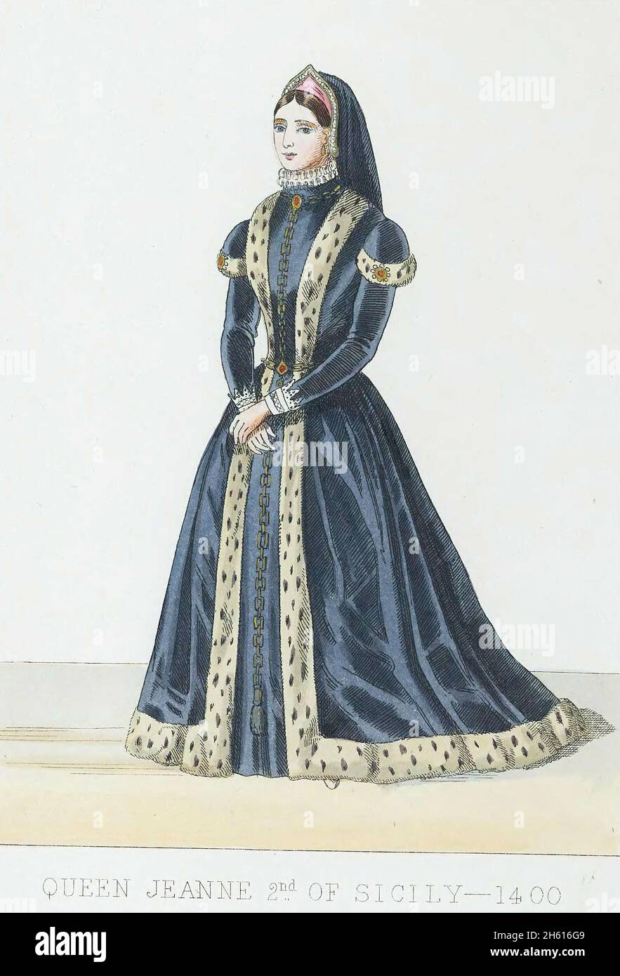 Queen Jeanne II of Sicily Stock Photo - Alamy
