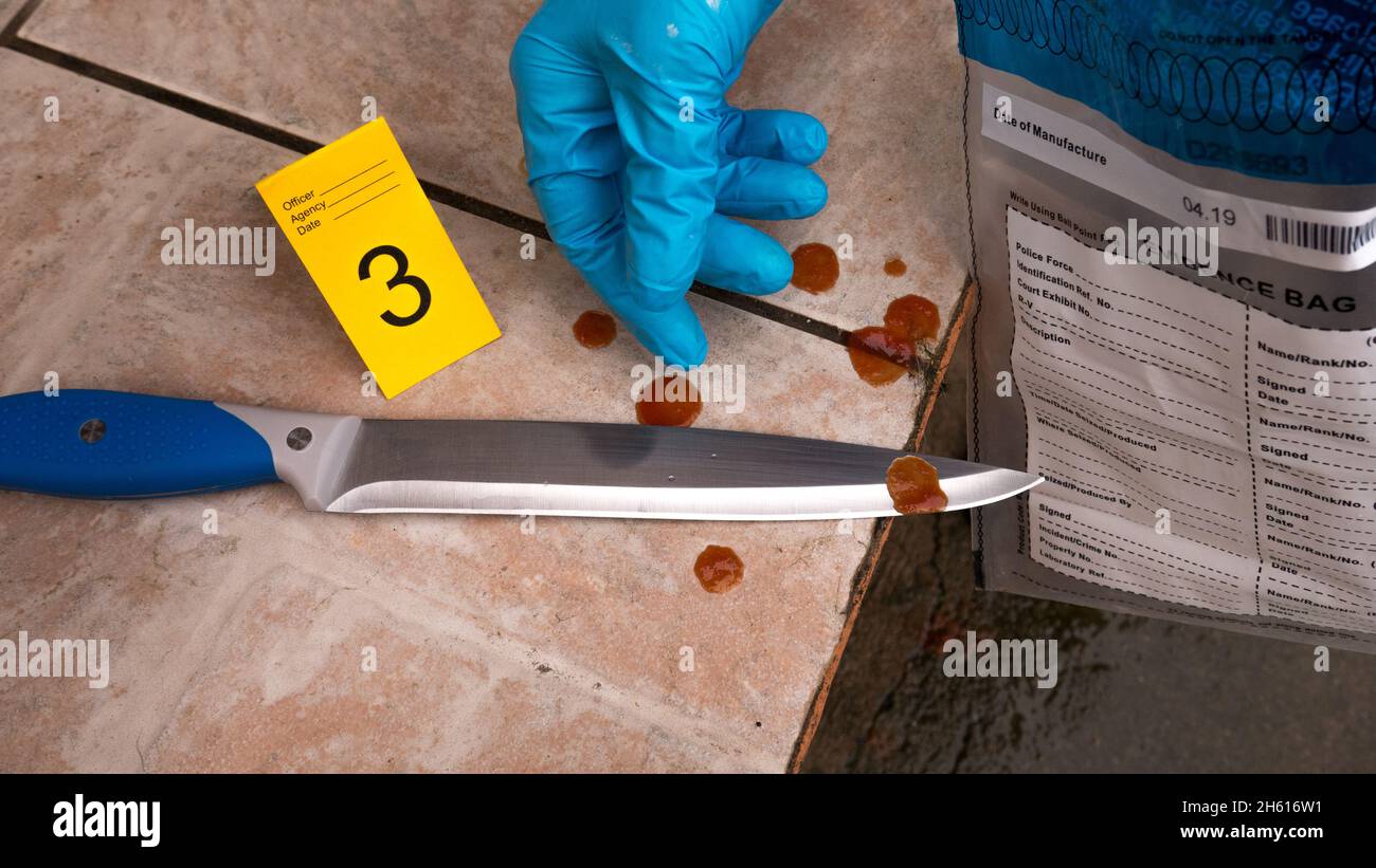 Crime scene trace hi-res stock photography and images - Alamy