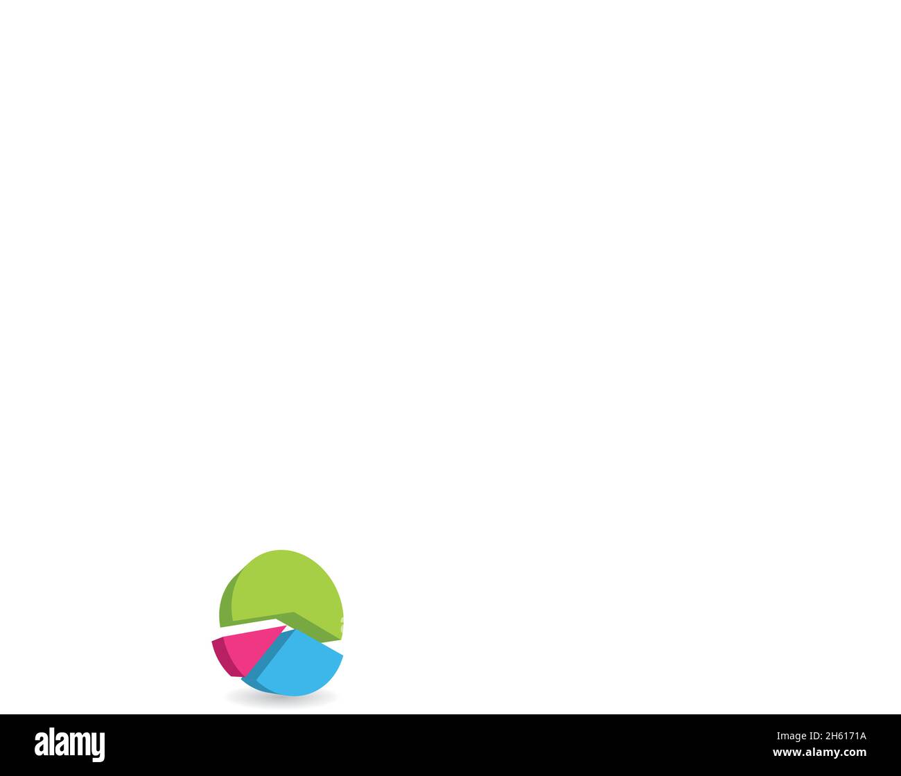 Colorful pie chart design element Stock Vector Image & Art - Alamy