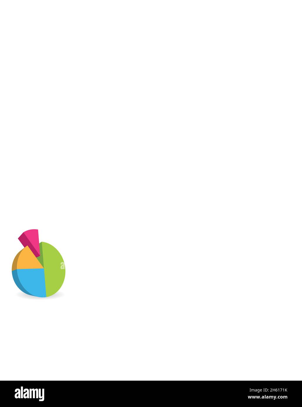 Colorful pie chart design element Stock Vector Image & Art - Alamy