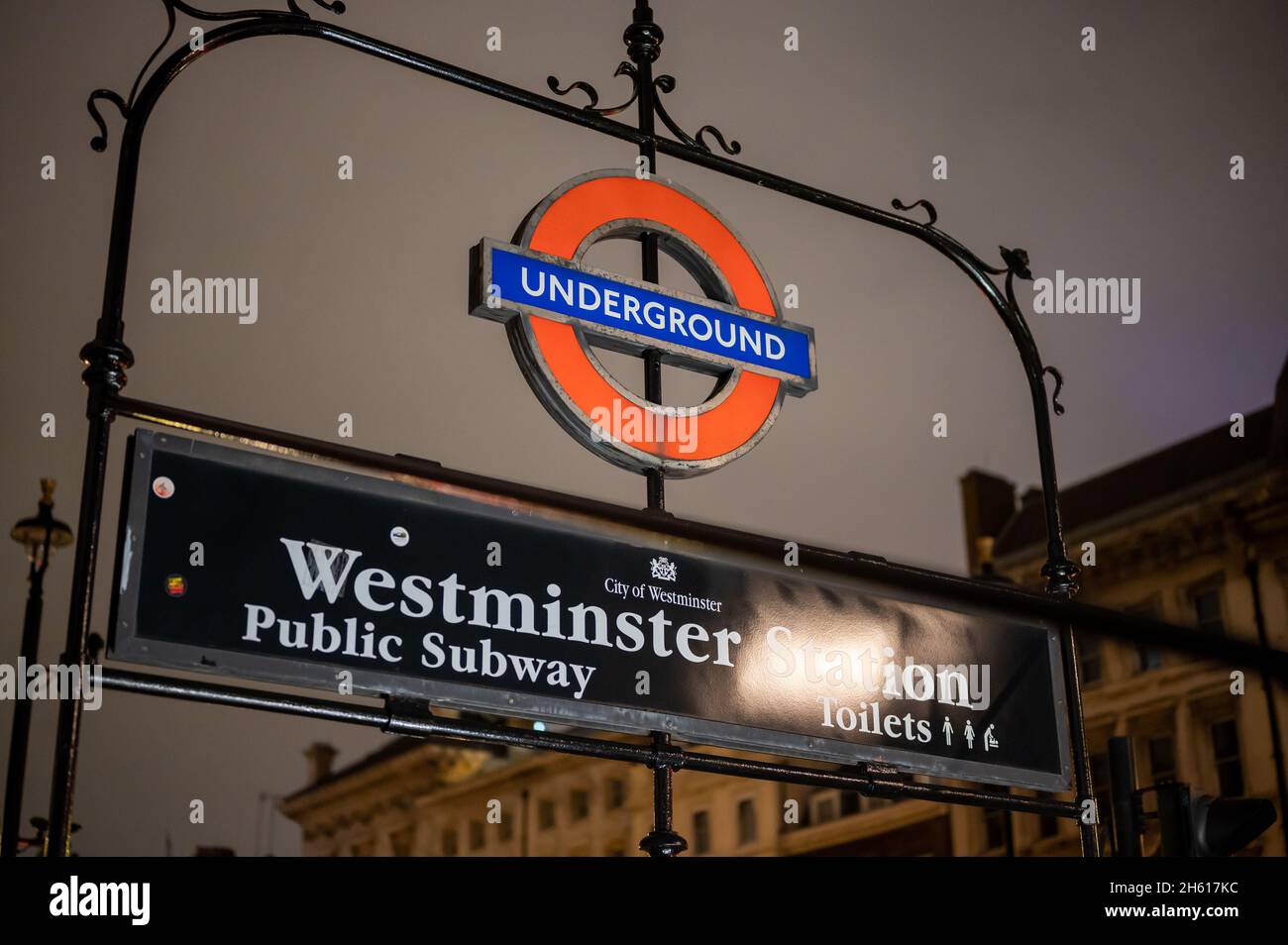 Westminster underground station whitehall hi-res stock photography and ...