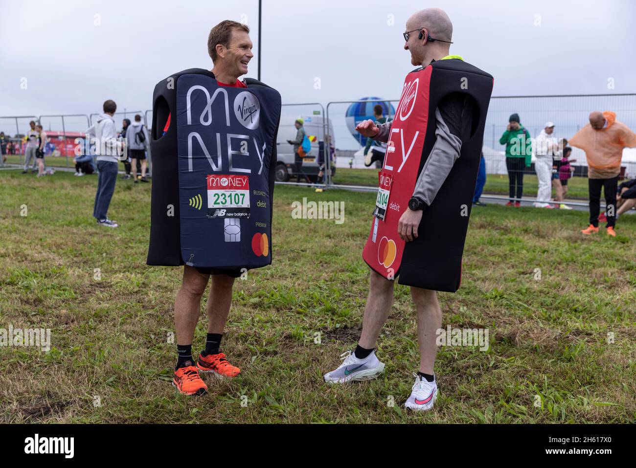 Fancy dress runners in various costumes ahead of the 2021 London ...
