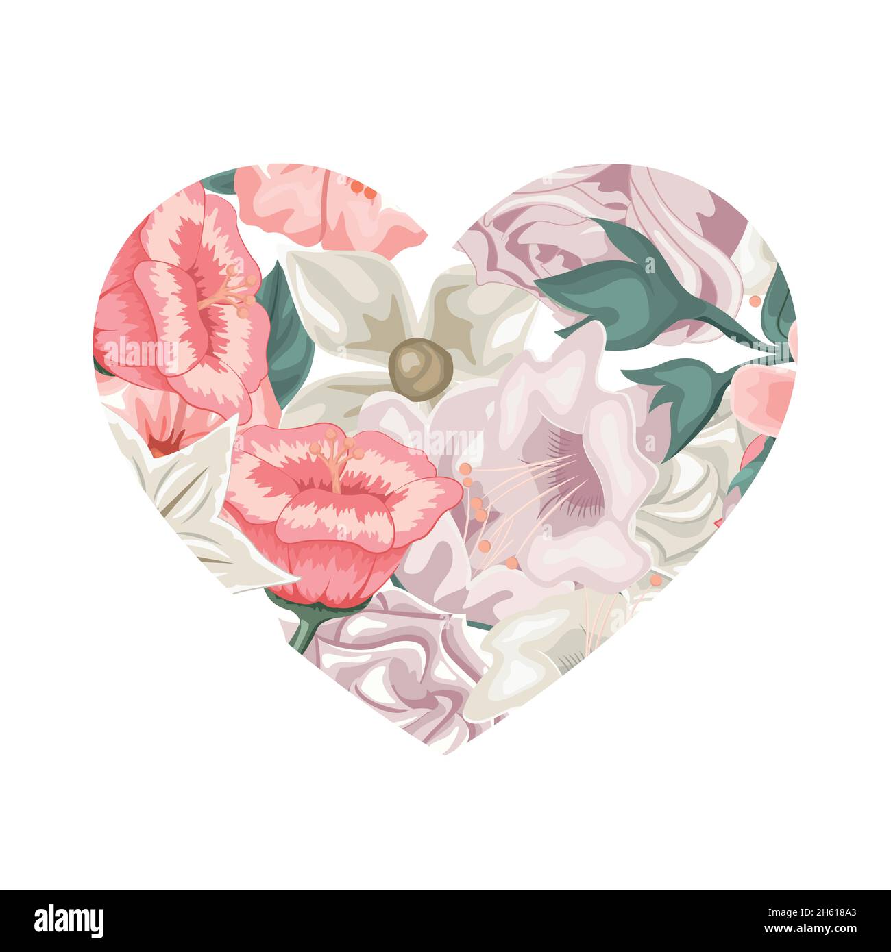 Invitation heart card Stock Vector Images - Alamy