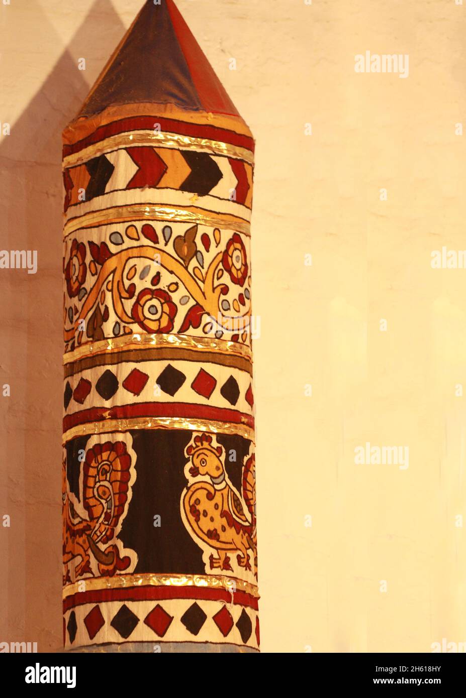 Decorative material made of rocket-shaped fabric Stock Photo - Alamy