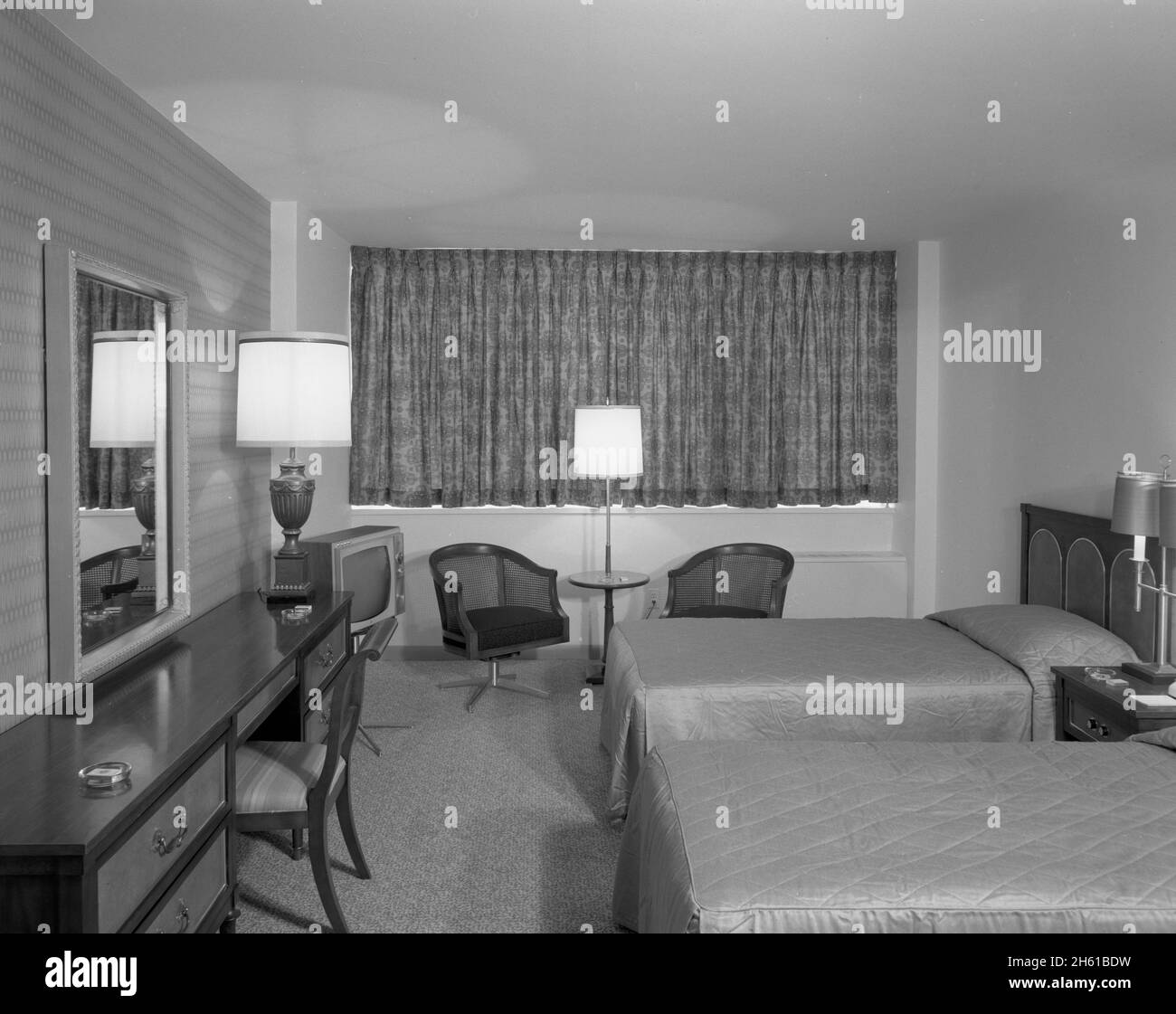 Americana Hotel, 52nd St. and 7th Ave., New York City; 1962 Stock Photo ...
