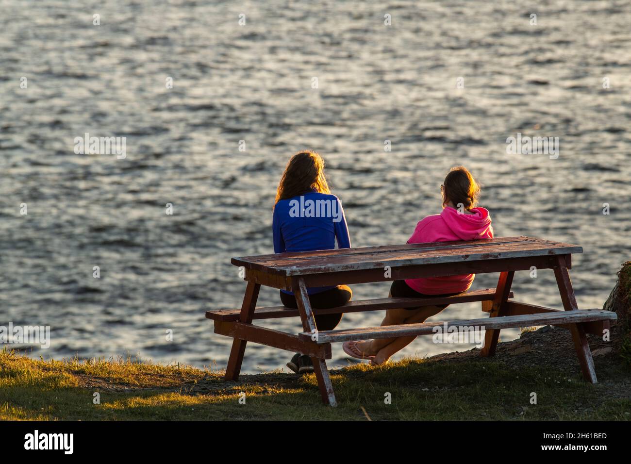 Watching the sunset, Crow Head, Newfoundland and Labrador NL, Canada ...