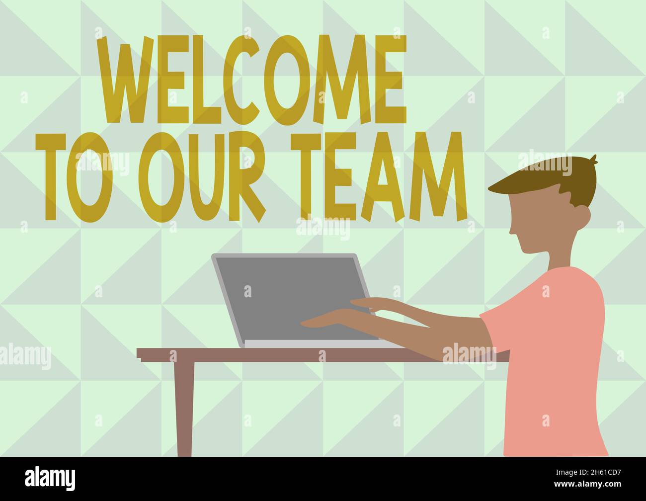 Sign displaying Welcome To Our Team. Word for introducing another ...