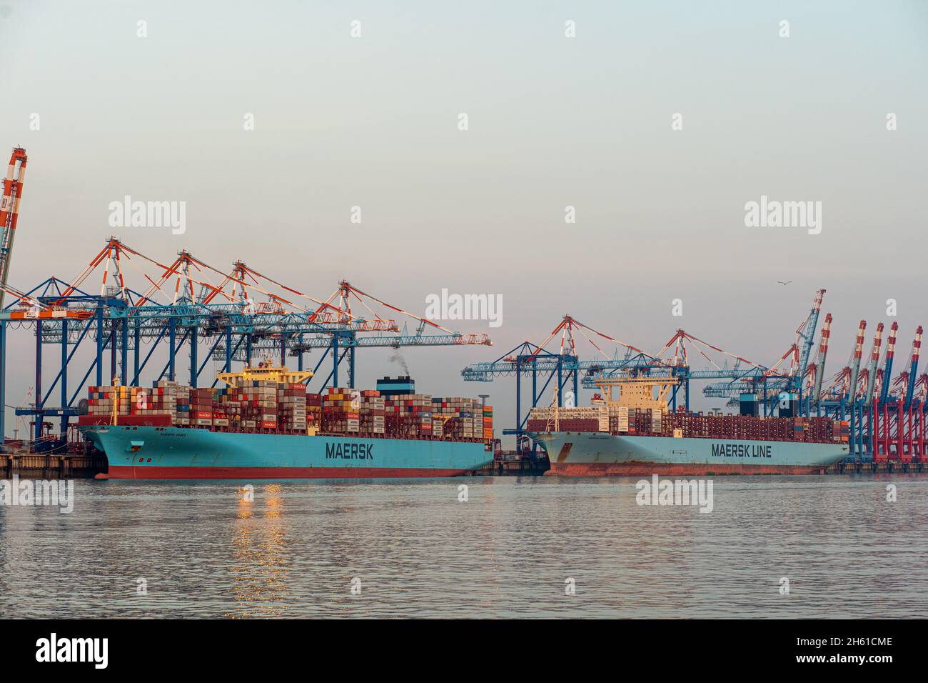 EUROGATE Container Terminal Bremerhaven Stock Photo - Alamy