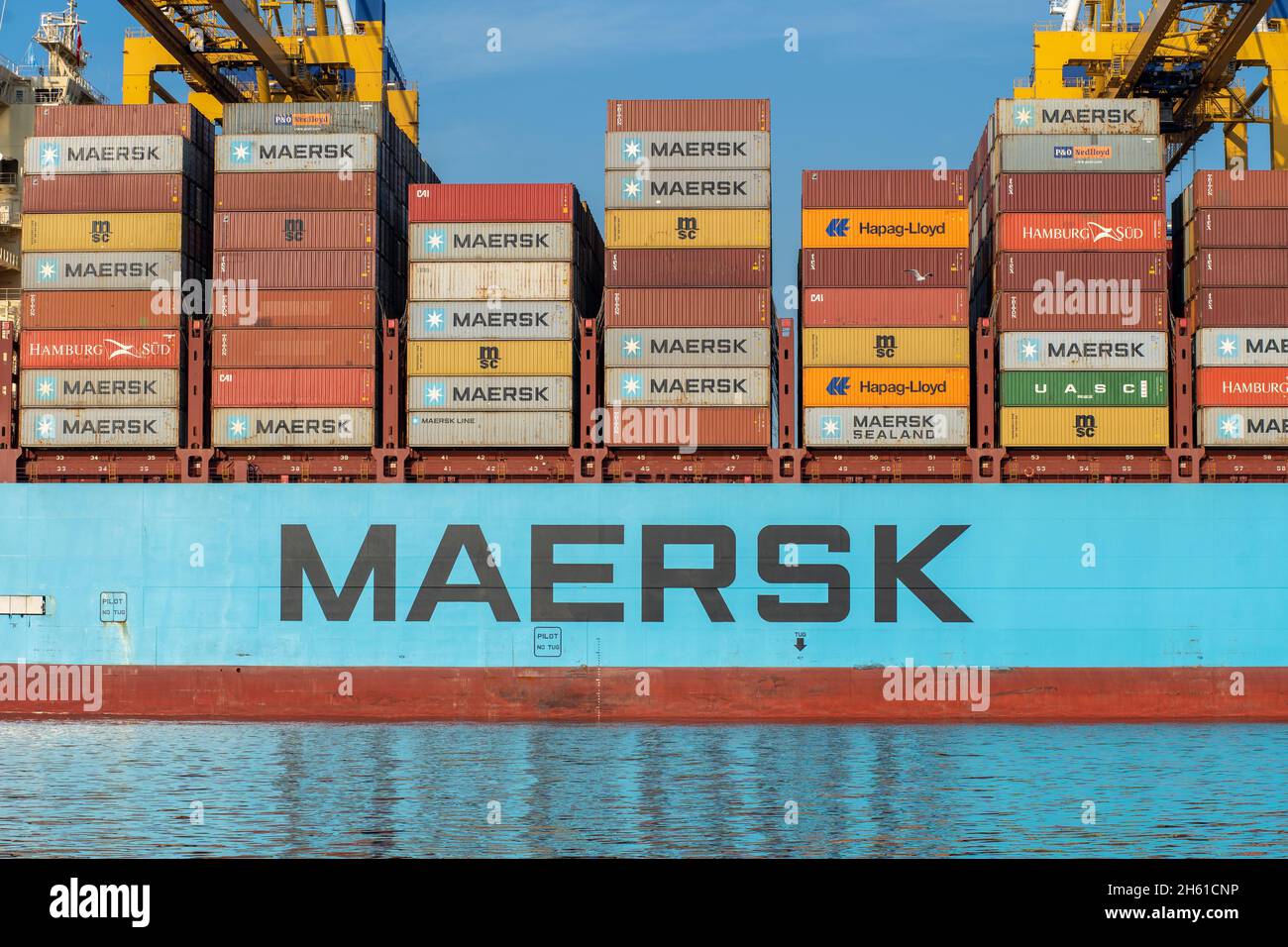 EUROGATE Container Terminal Bremerhaven Stock Photo - Alamy