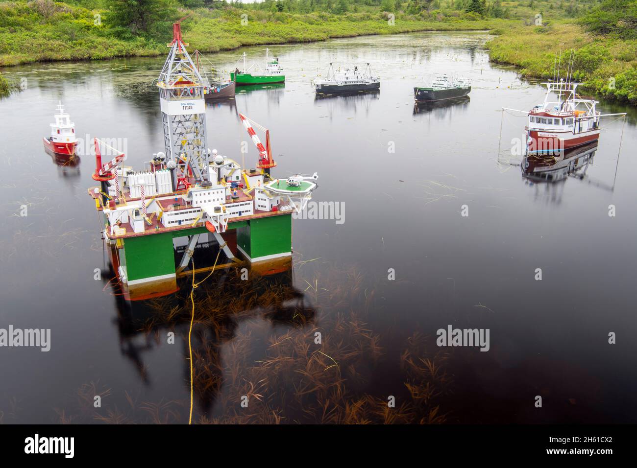 Miniaturized boats hi-res stock photography and images - Alamy