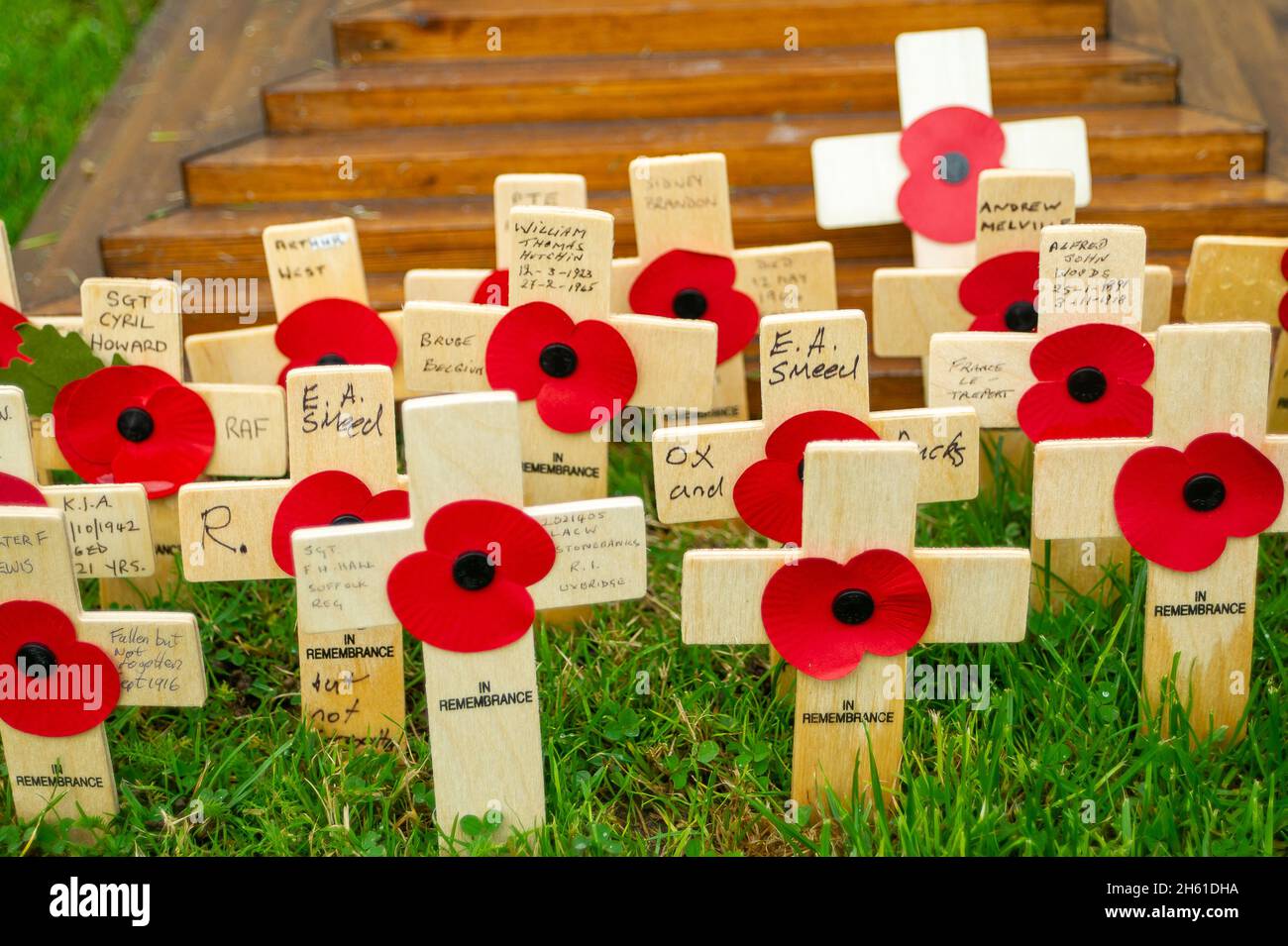 Chesham, UK. 12th November, 2021. To mark Remembrance Day and ...